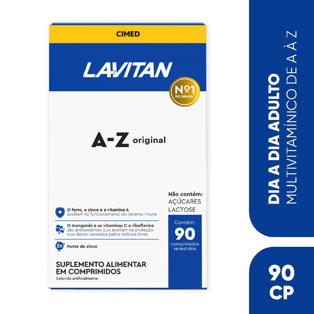 Lavitan AZ Original 90 Comprimidos | Compre Cimed – Lavitan Vitaminas Lavitan AZ Original 90 Comprimidos | Compre Cimed – Lavitan Vitaminas
