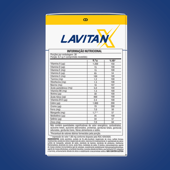 Lavitan Bio Complex com 30 Comprimidos – Lavitan Vitaminas