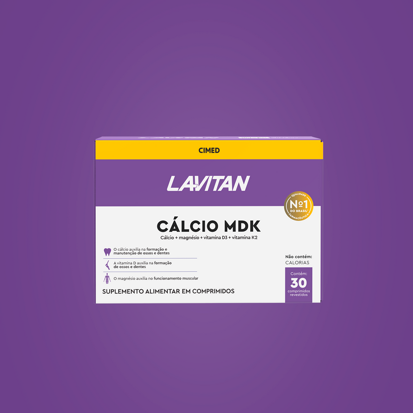 Lavitan Cálcio MDK | Suplemento Alimentar | Compre Cimed – Lavitan ...