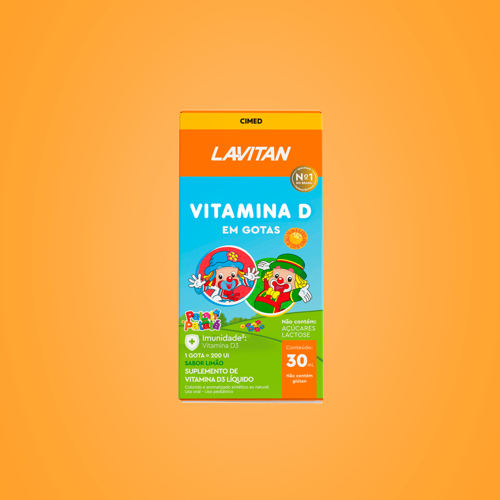 Vitamina D3 Lavitan Infantil Patati Patatá Sabor Limão Gotas 30ml ... Vitamina D3 Lavitan Infantil Patati Patatá Sabor Limão Gotas 30ml ...